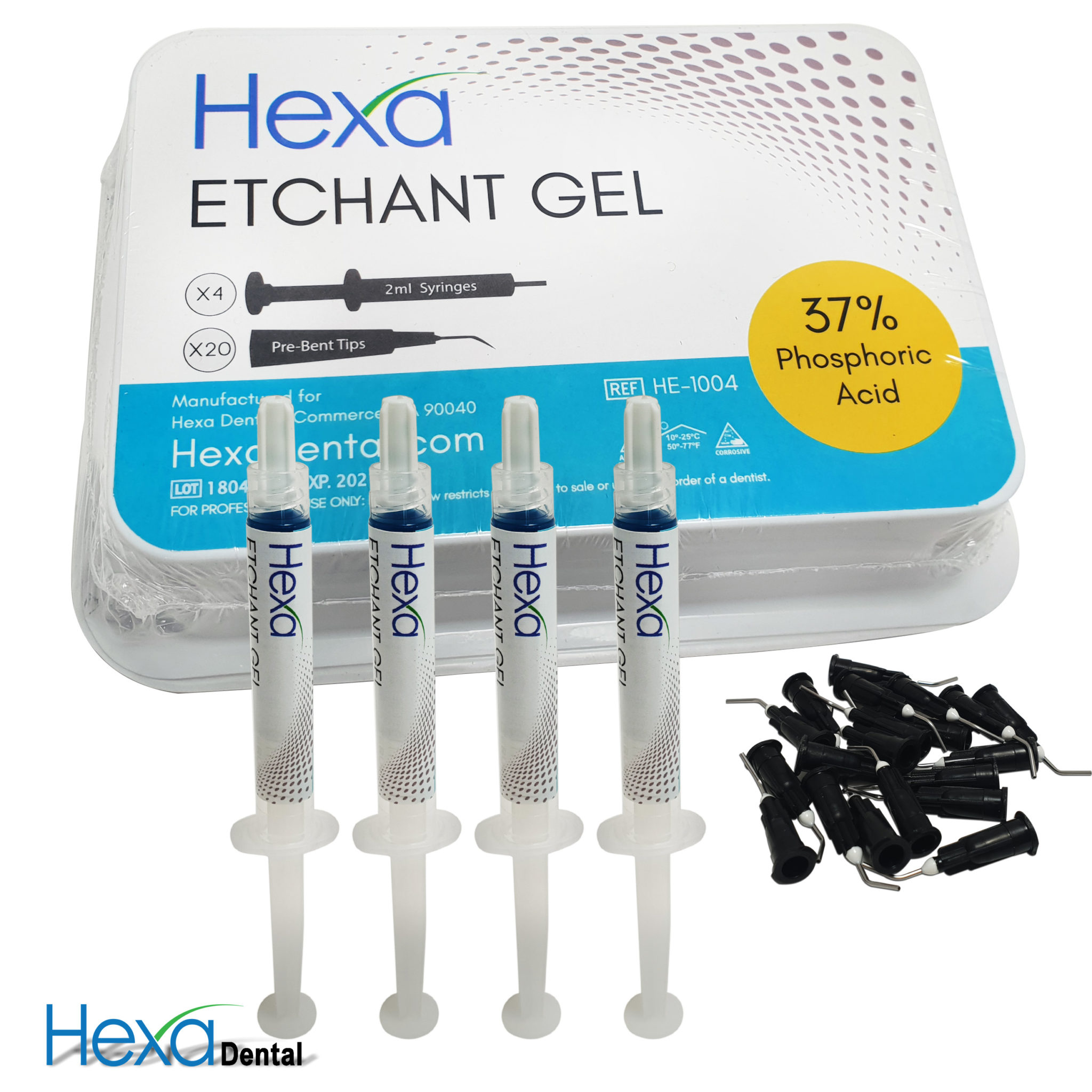 Etchant Phosphoric Acid Gel 37% (Hexa Dental) - Hexa Dental