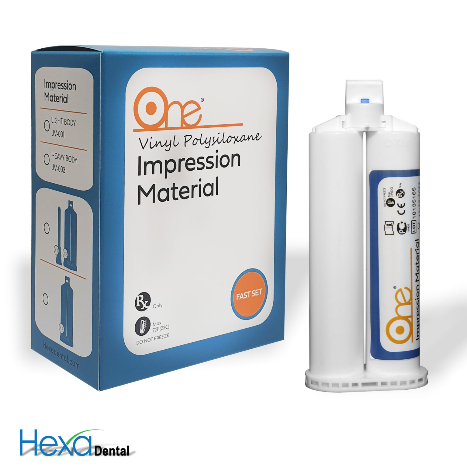 One VPS Impression Material (Hexa Dental) - Hexa Dental
