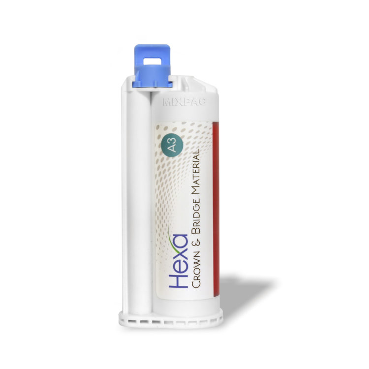 Crown & Bridge Temporary Material 10:1 (Hexa Dental) - Hexa Dental