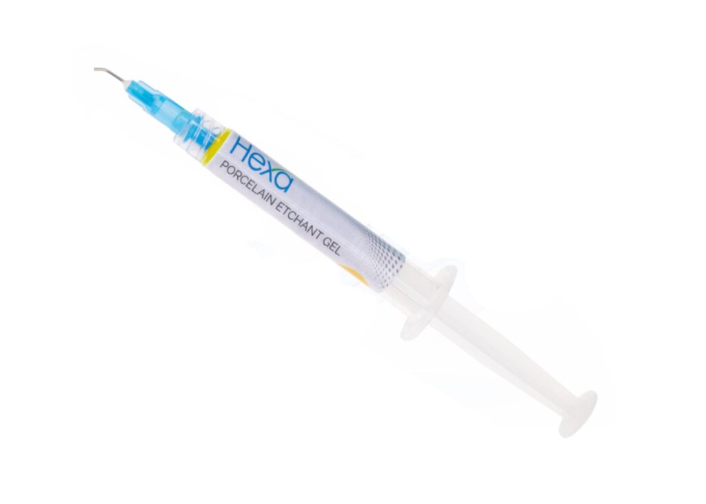 Porcelain Etch 2ml Syringe 4/pk (Hexa Dental) - Hexa Dental