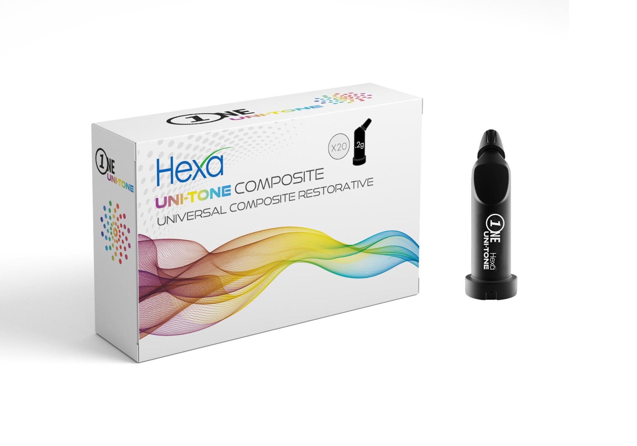 Uni-Tone One Shade Universal Composite 20/pk (Hexa Dental) - Hexa Dental